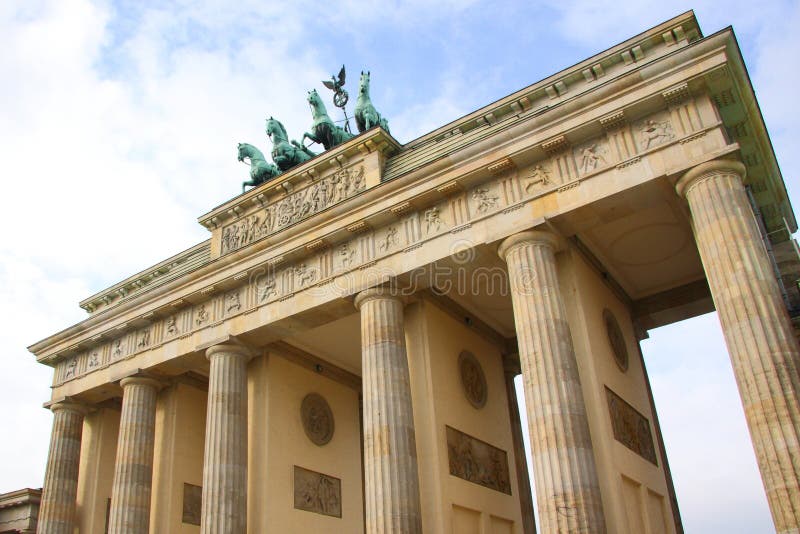 Berlin market square stock photo. Image of travel, gate - 40063734