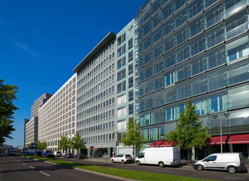 Berlin Modern City Buildings Downtown Germany Editorial Stock Photo ...