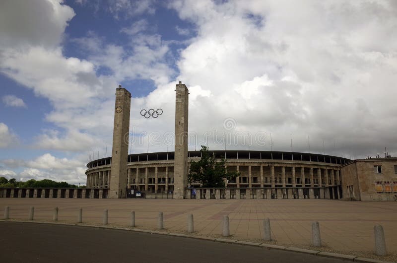 The Berlin Olympiastadion editorial photo. Image of olympic - 43352041