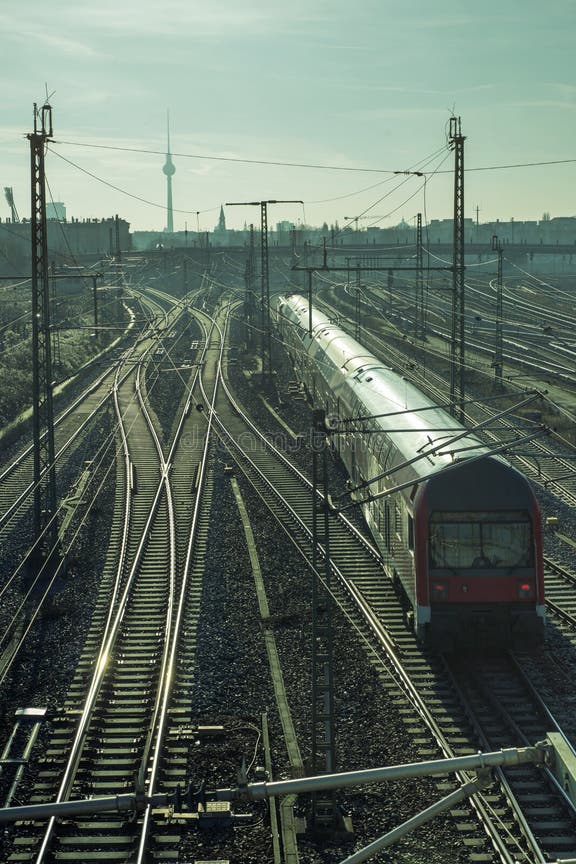 Berlin railways stock image. Image of capital, urban - 50625091