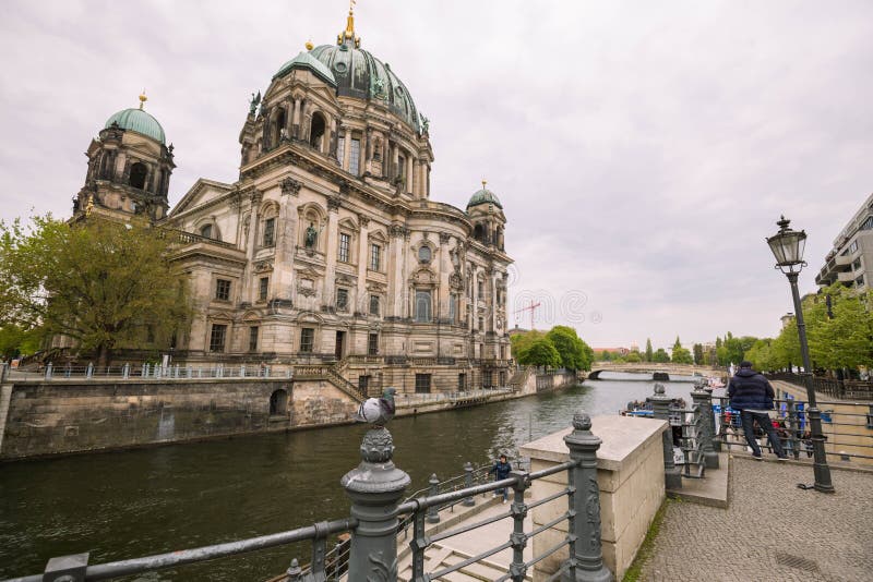 Berlin / River View and Historical Cathedral Editorial Photography ...