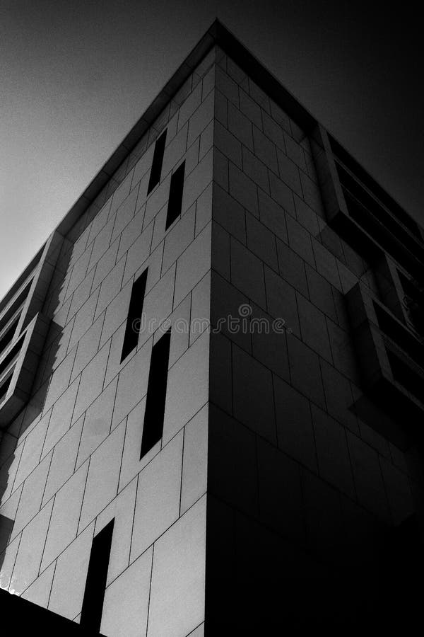 A Berlin Skyscraper Passing by in Long-term Exposure Stock Photo ...