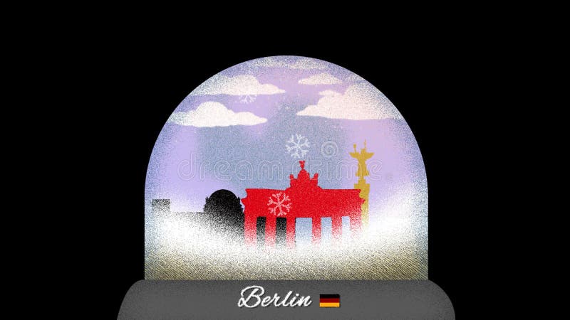 Berlin. Animated 4K Banner for a Tour Agency. Stock Video - Video of ...