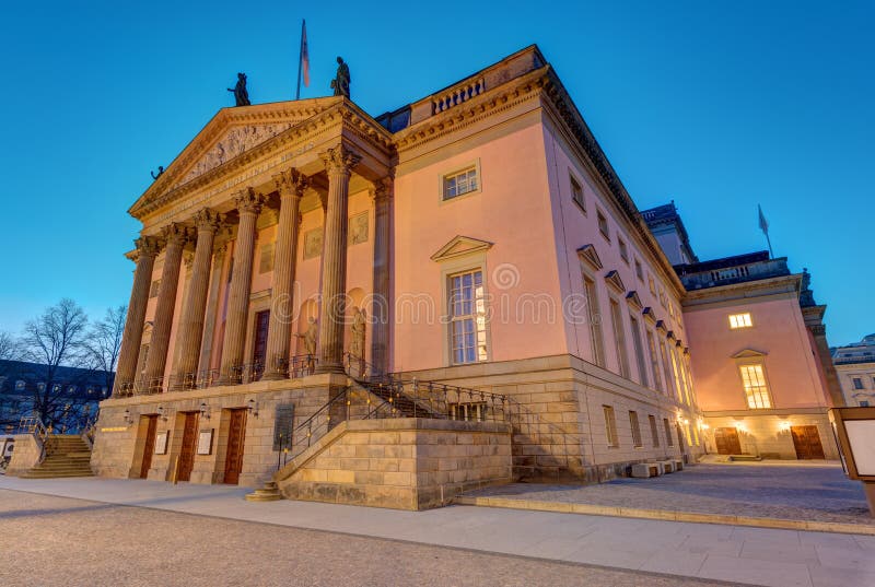 The Berlin State Opera at Dawn Stock Photo - Image of boulevard, unter ...