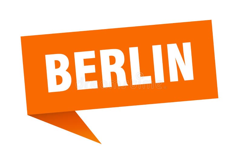 Berlin Sticker. Berlin Signpost Pointer Sign Stock Vector ...