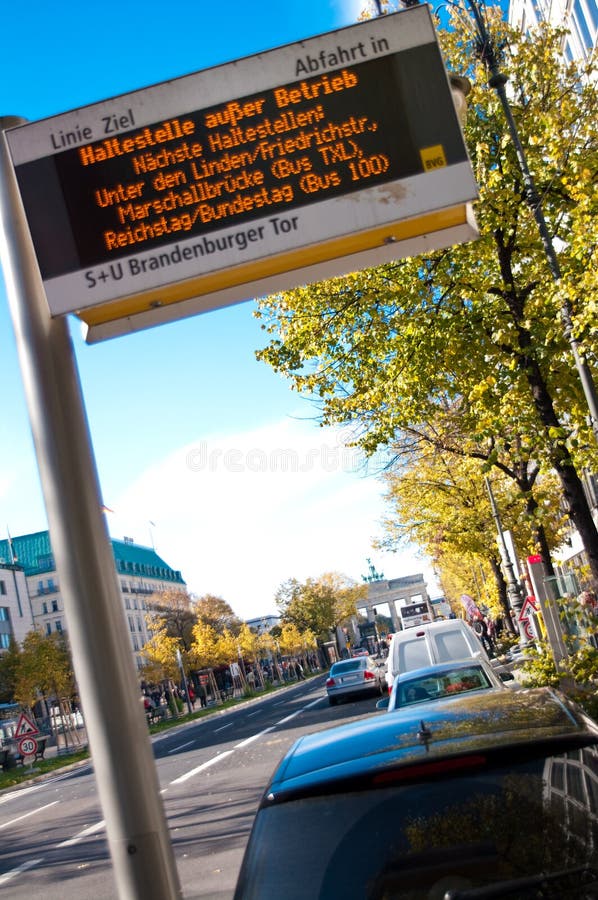 Berlin street stock photo. Image of brandenburger, urban - 16677352