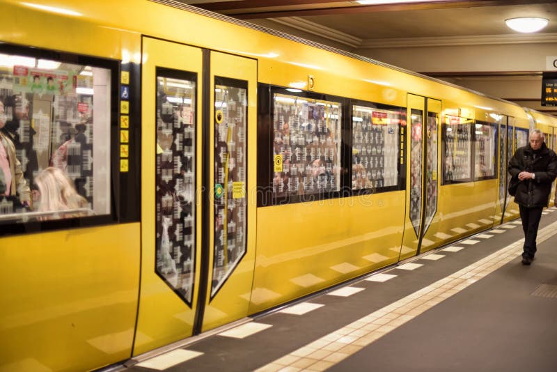 Berlin subway station editorial image. Image of male - 52252765