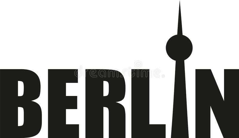 TV Tower In Berlin Icon, Cartoon Style Stock Vector - Illustration of ...