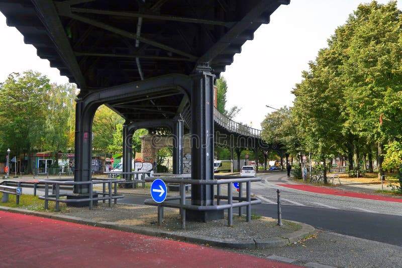 Berlin Urban Tram Rail Connection, Germany Stock Image - Image of model ...