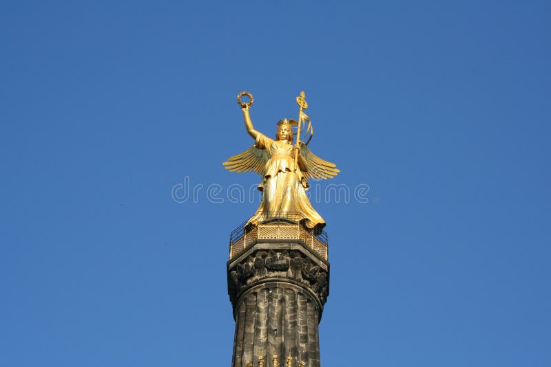 Berlin Victory Column stock photo. Image of landmark, germany - 5177472