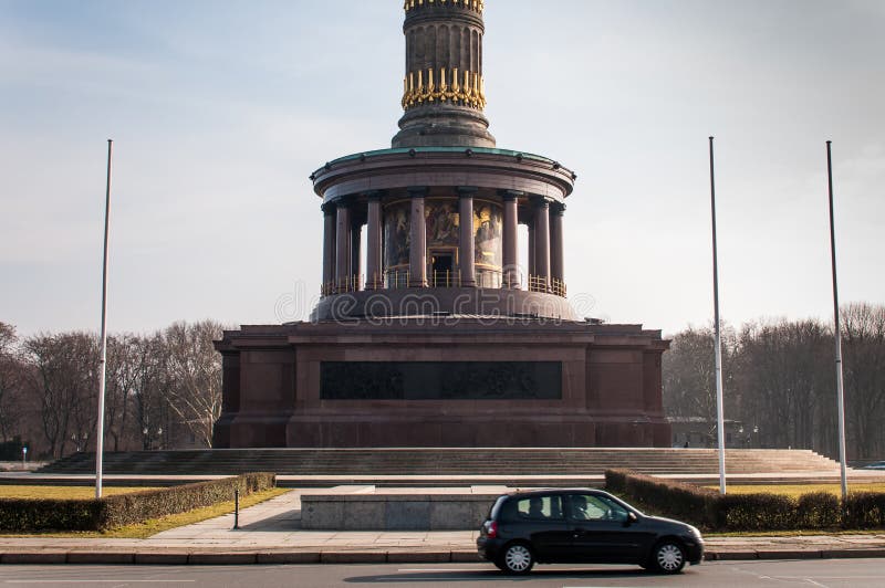 Berlin Victory Column in Berlin (Germany) Editorial Stock Image - Image ...