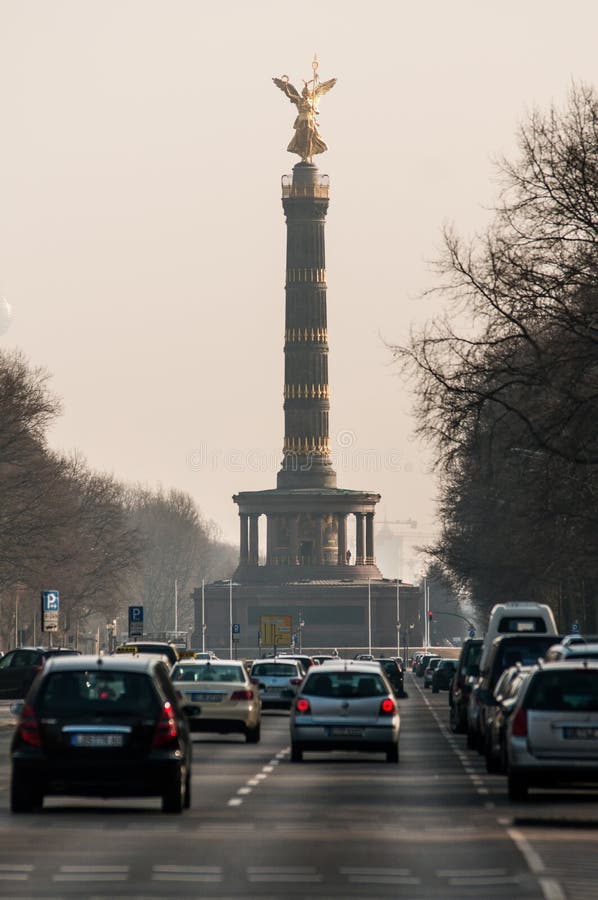 Berlin Victory Column in Berlin (Germany) Stock Image - Image of ...