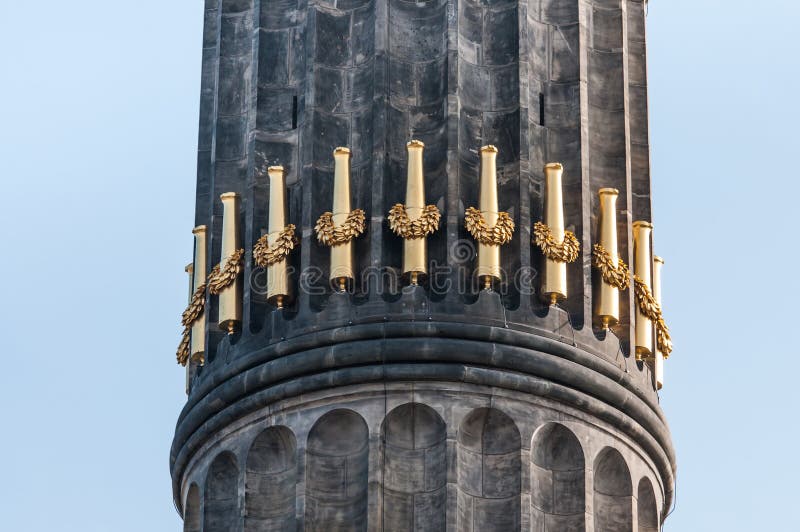 Berlin Victory Column a Berlino (Germania) Immagine Stock - Immagine di ...