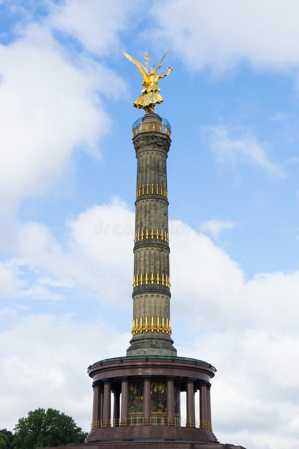 Berlin Victory Column stock image. Image of angel, place - 43191689