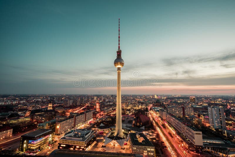Berlin View stock image. Image of bridge, town, europe - 108942719