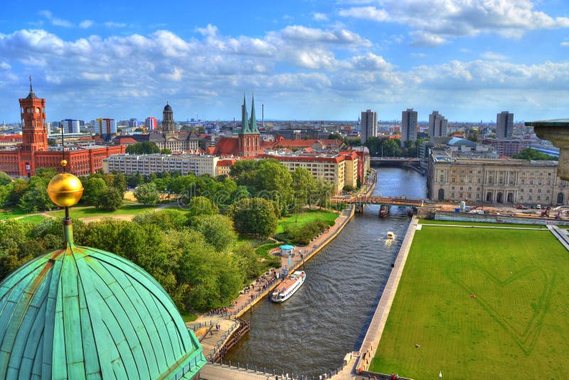 Berlin view - HDR stock image. Image of high, alexanderplatz - 22482809