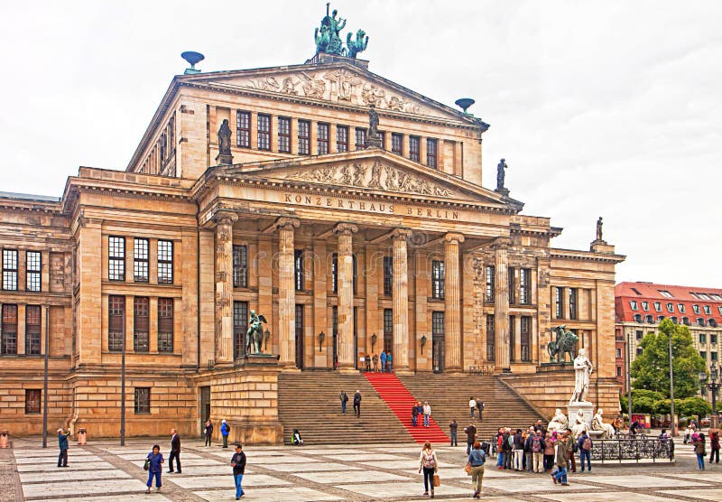 Berlin, View of the Neoclassical Concert Hall Editorial Stock Image ...