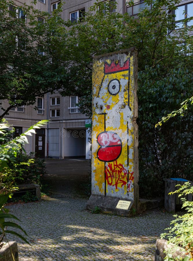Berlin Wall Segment Wilhelmstrasse Editorial Image - Image of ...