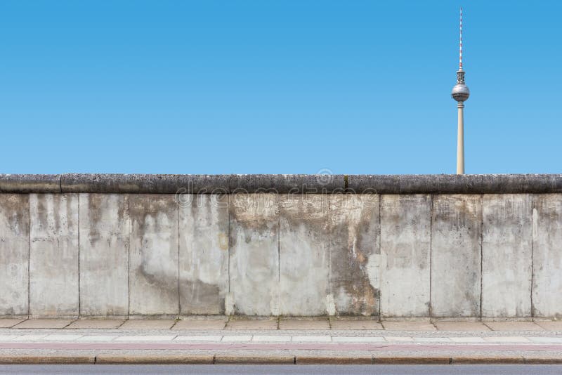 Berliner Mauer stockfoto. Bild von grau, grenzstein, diktatur - 74699118