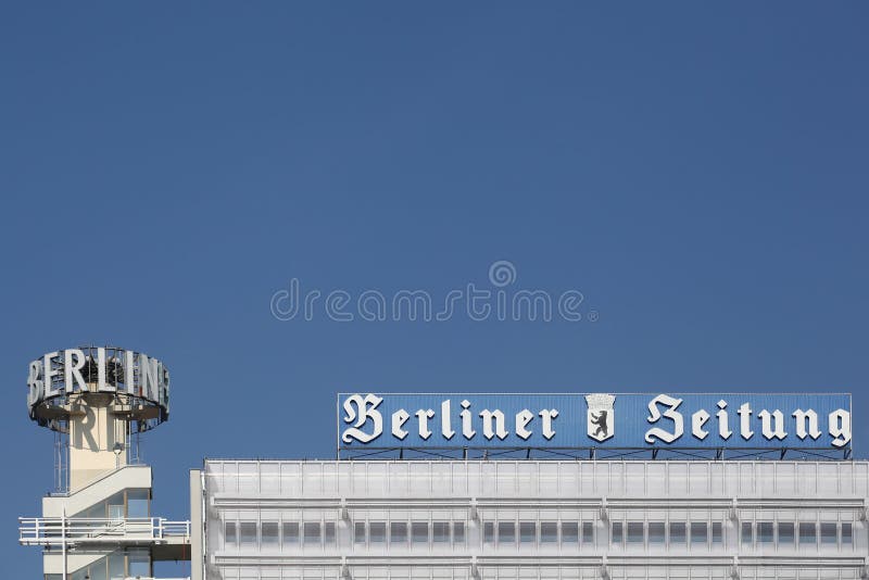 Berliner Zeitung Building in Berlin, Germany Editorial Photography ...