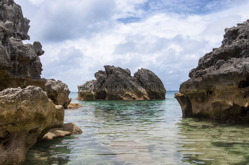 Bermuda Beach. stock photo. Image of tobacco, ocean, island - 34995532