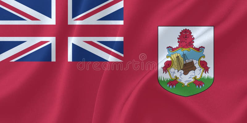 Bermuda Flag Wind Waving Close Up Stock Illustration - Illustration of nation, freedom: 378427297