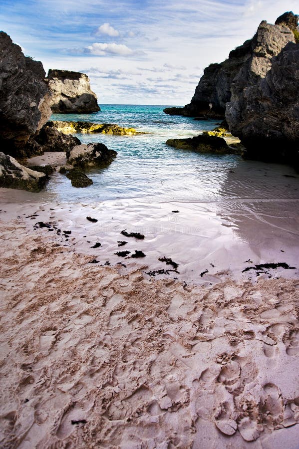 Bermuda Iddylic Landscape at the Sunset Stock Photo - Image of ...