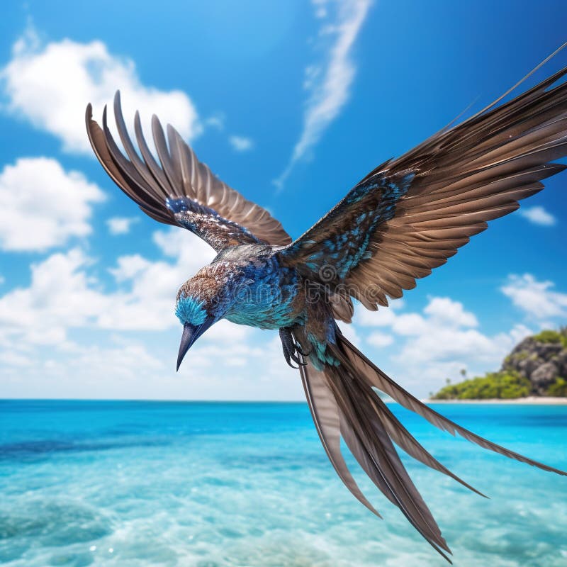 Bermuda Longtail stock illustration. Illustration of zoom - 293691301