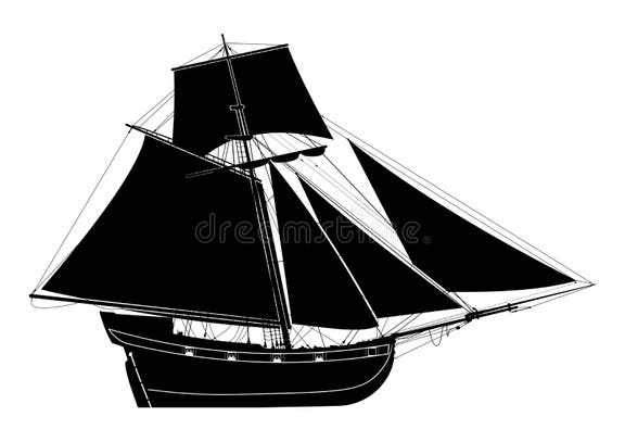 Century Bermuda Sloop Stock Illustrations – 1 Century Bermuda Sloop ...