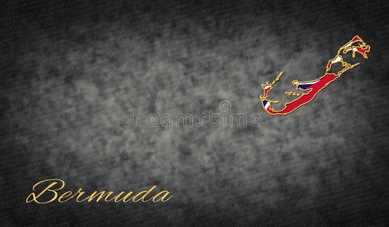 Bermuda Symbols, Map of Bermuda Stock Photo - Image of nature, atlantic ...