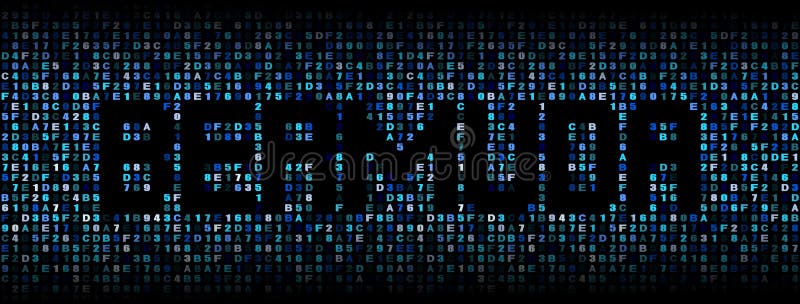 Bermuda Text on Hex Code Illustration Stock Illustration - Illustration ...