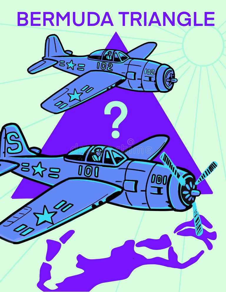 Bermuda Triangle Stock Illustrations – 235 Bermuda Triangle Stock ...