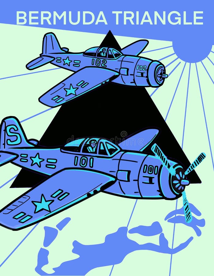 Bermuda Triangle Stock Illustrations – 177 Bermuda Triangle Stock ...