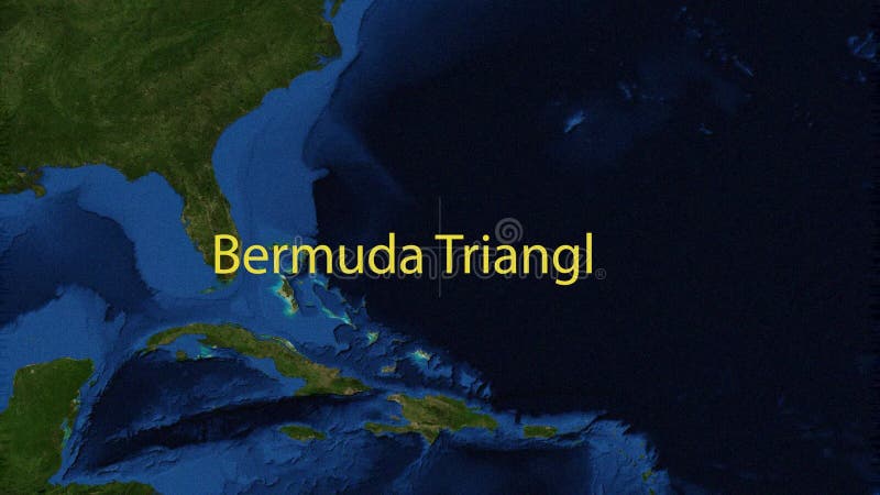 Bermuda Triangle Navigation Stock Video - Video of earth, graphic: 89285541