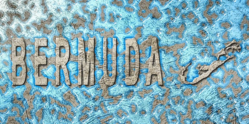 Bermuda Water Management Concept Stock Illustration - Illustration of ...