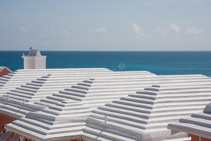 Bermuda Roof - Traditional stock image. Image of bermuda - 814079