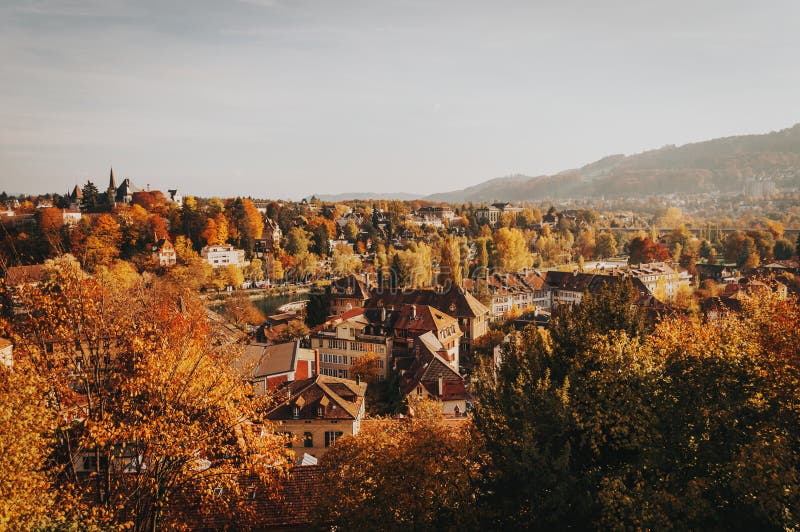 Bern City Landscape imagen de archivo. Imagen de central - 105844827