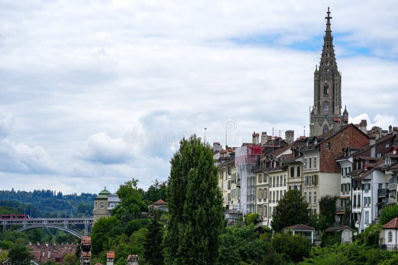 Bern Cityscape, Featuring the Bern Switzerland Skyline Stock Image ...