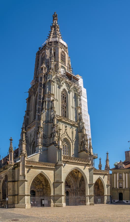 Bern Minster - Cathedral of Bern Stock Photo - Image of architecture ...