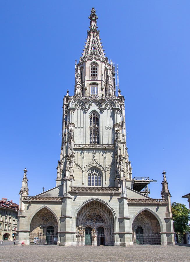 Bern Minster, Switzerland stock image. Image of cathedral - 169388693