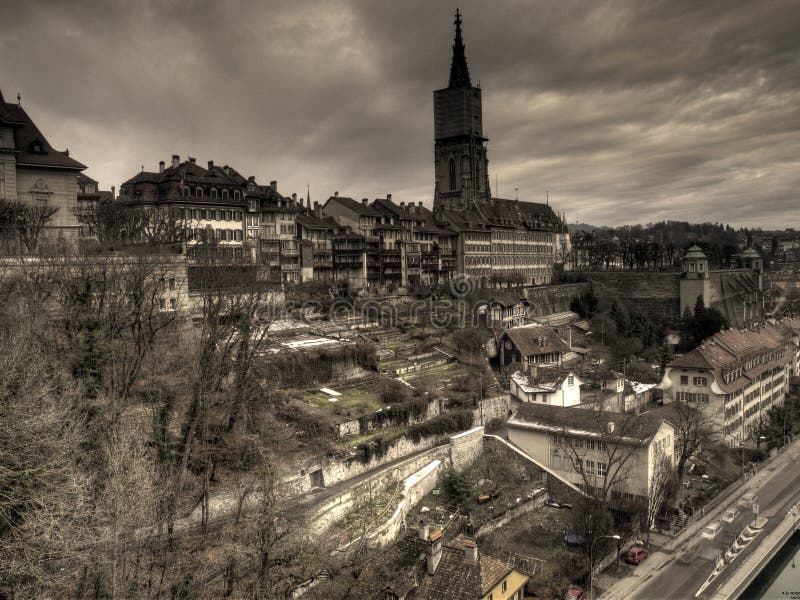 Berna antigua imagen de archivo. Imagen de retro, ciudad - 17817953