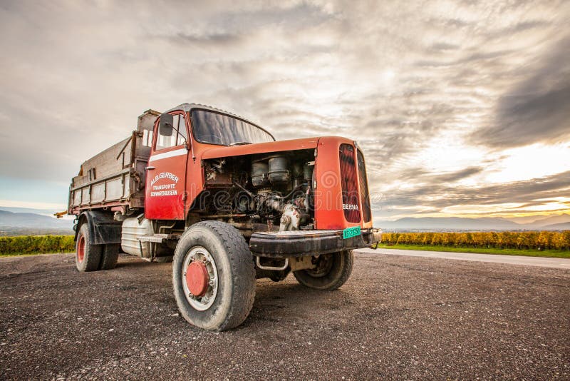 Berna Truck I editorial image. Image of freight, antique - 27149215