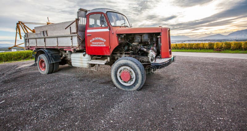 Berna Truck II editorial stock photo. Image of saurer - 27149538