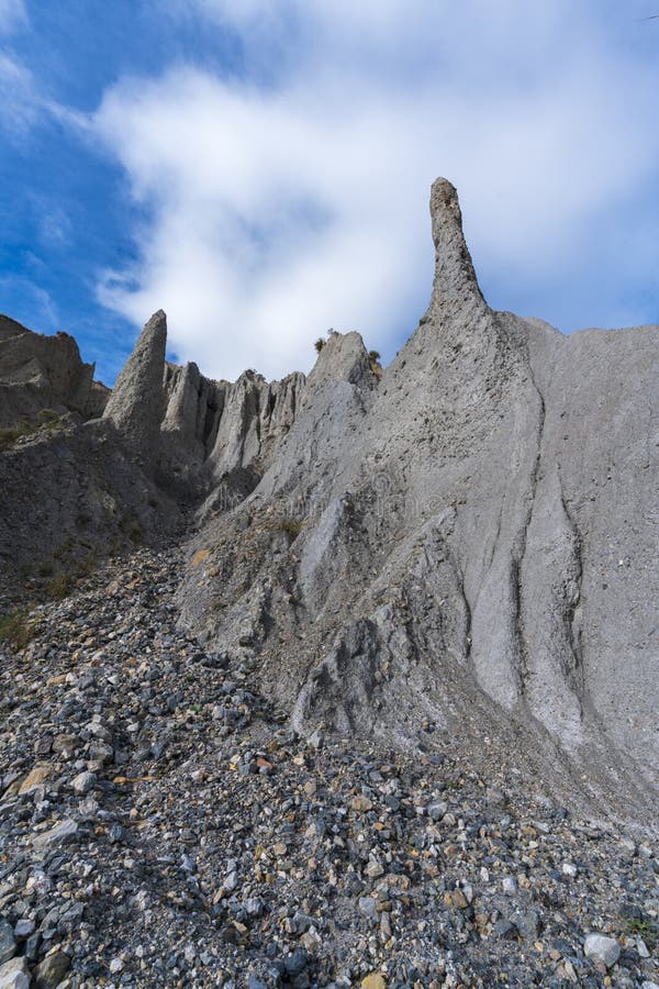 Bernal Peak Area in Yator Spain Stock Image - Image of area, capricious ...