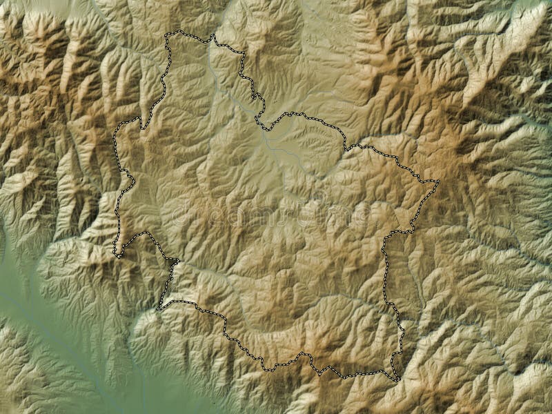 Berovo, Macedonia. Physical. No Legend Stock Illustration ...