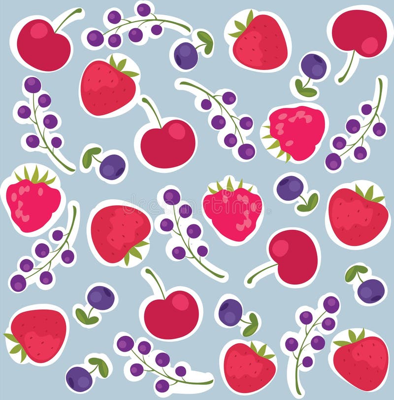 Berries background stock illustration. Illustration of sweet - 9576112