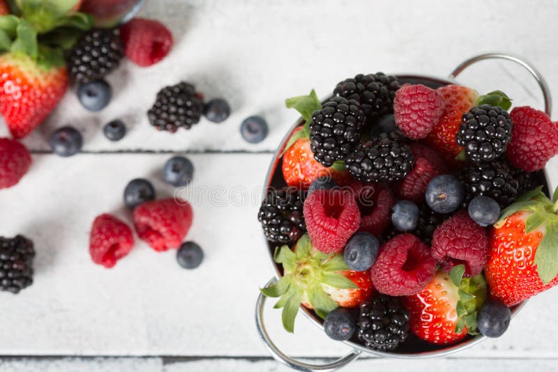 Berries in a basket stock photo. Image of blackberry - 64246042
