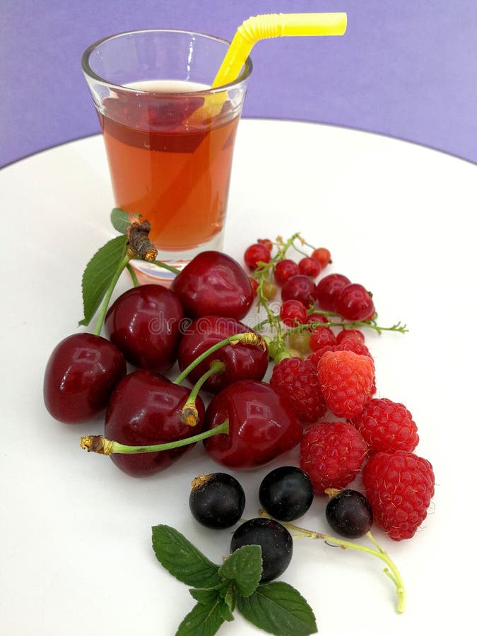 Berries and cherries stock photo. Image of fruit, food - 93877648