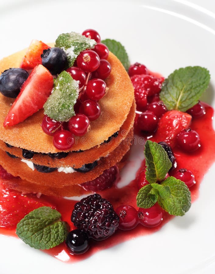 Berries Dessert stock photo. Image of currants, cake, delicious - 8085946