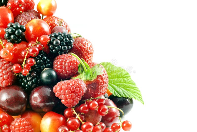 Berries and fruits pile stock image. Image of abstract - 25661999